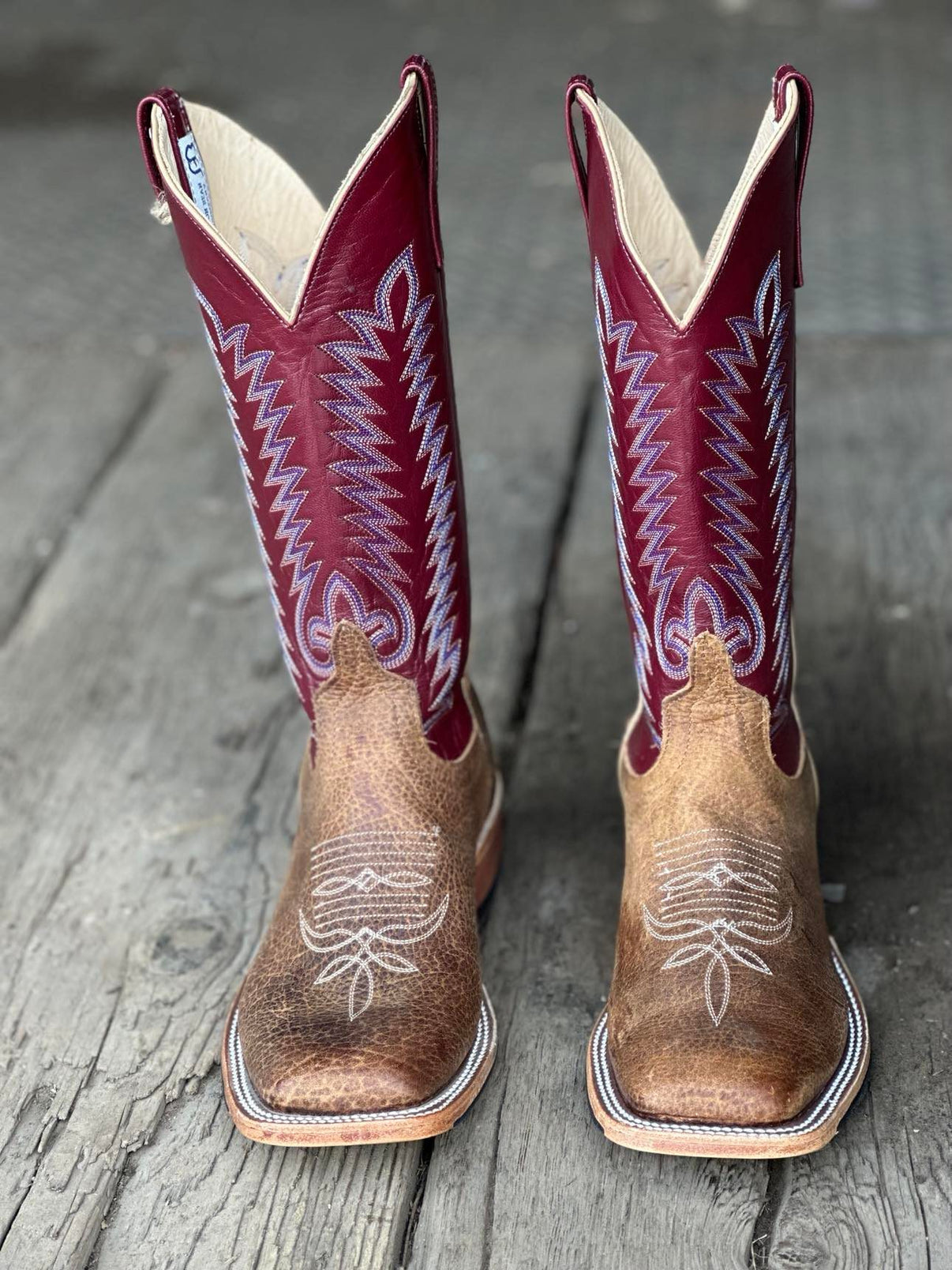 Anderson Bean Mens Boot 335490 Geronimo Bison/Sangria Kidskin – Rodeo ...